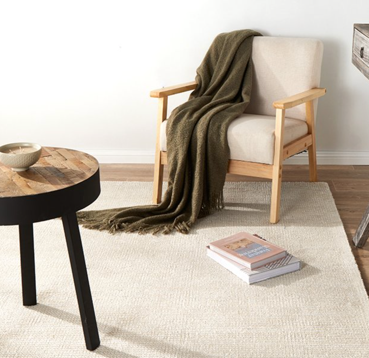 Luna Ivory Rug from Alisa & Lysandra