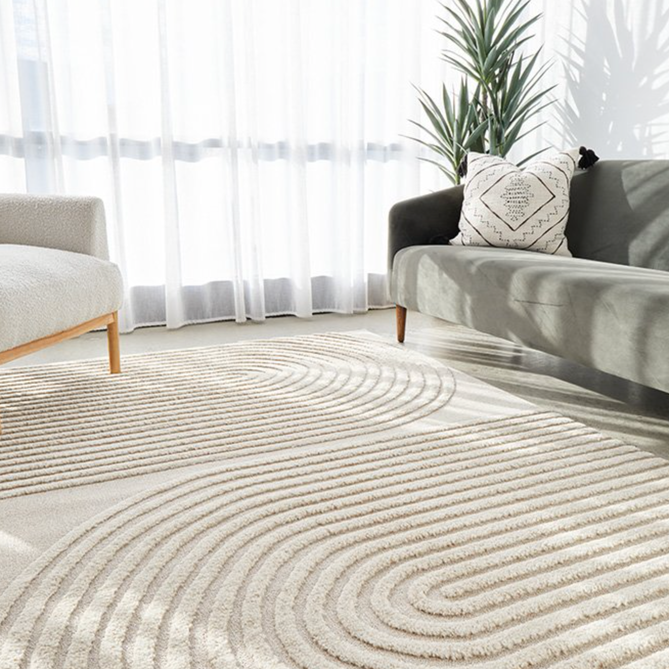 Abbie Beige Rug from Alisa & Lysandra